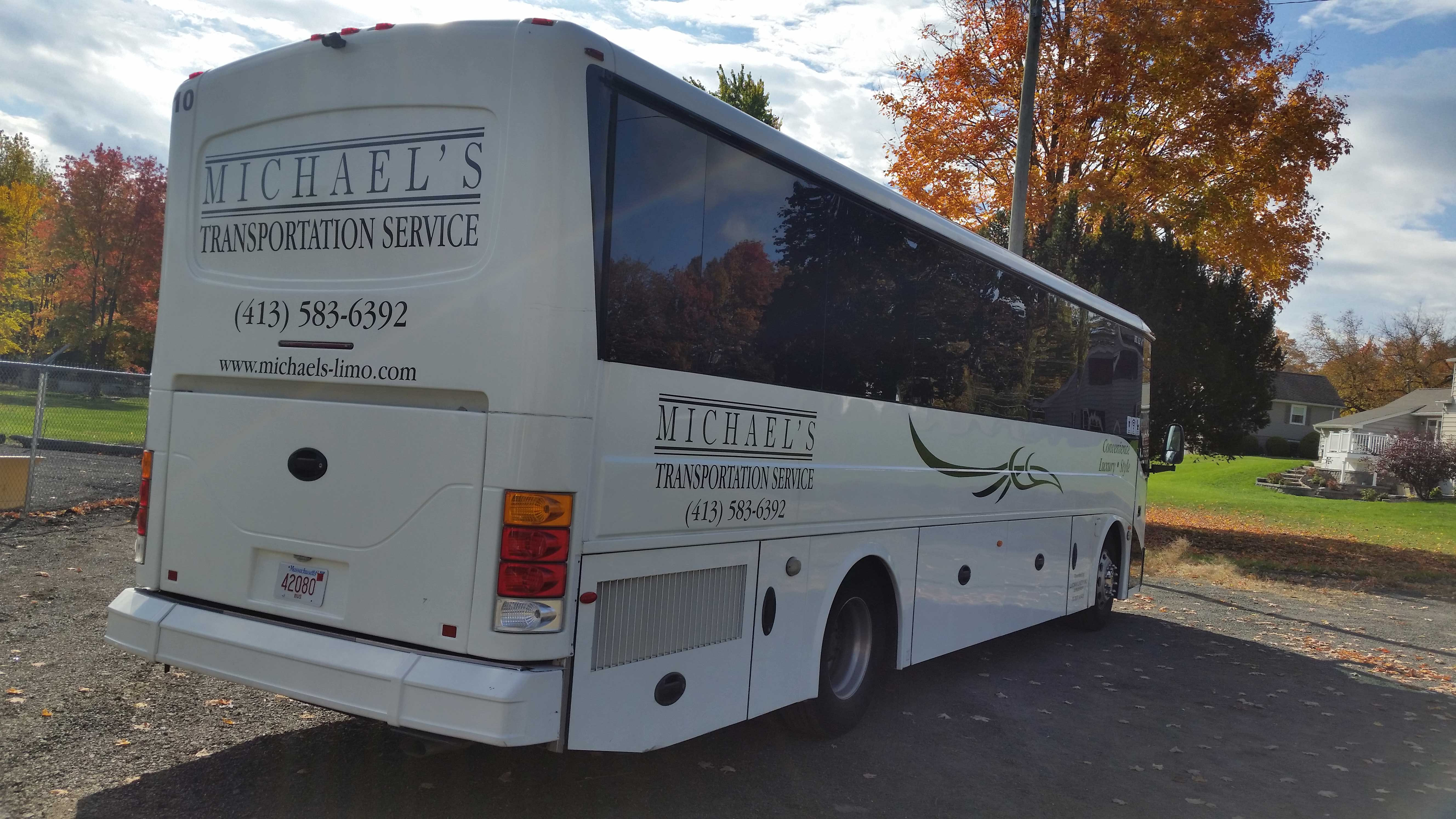 Coach Bathroom Bus – 43 Passenger – Michael’s Limousines ...