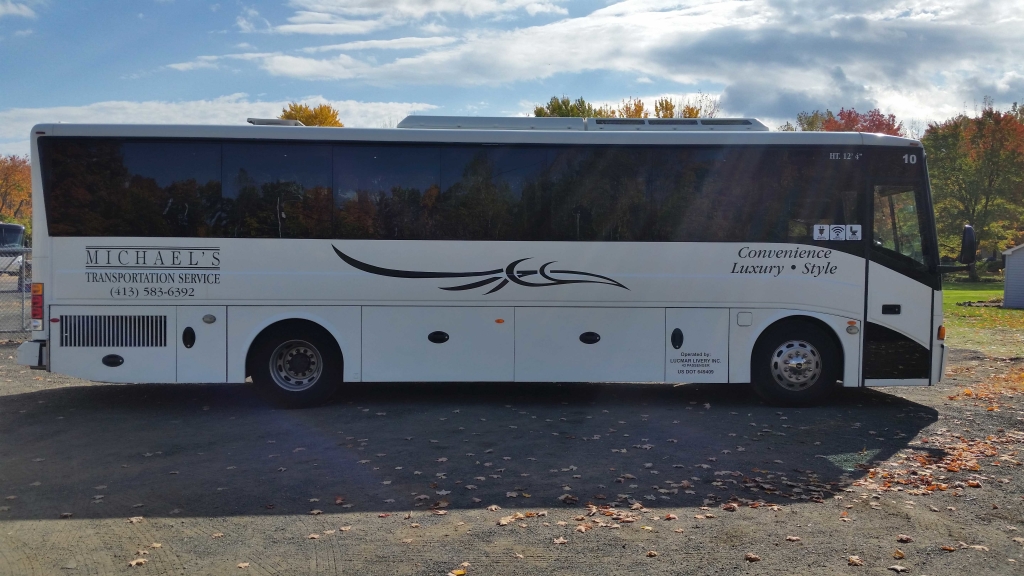 Coach Bathroom Bus – 43 Passenger – Michael’s Limousines ...